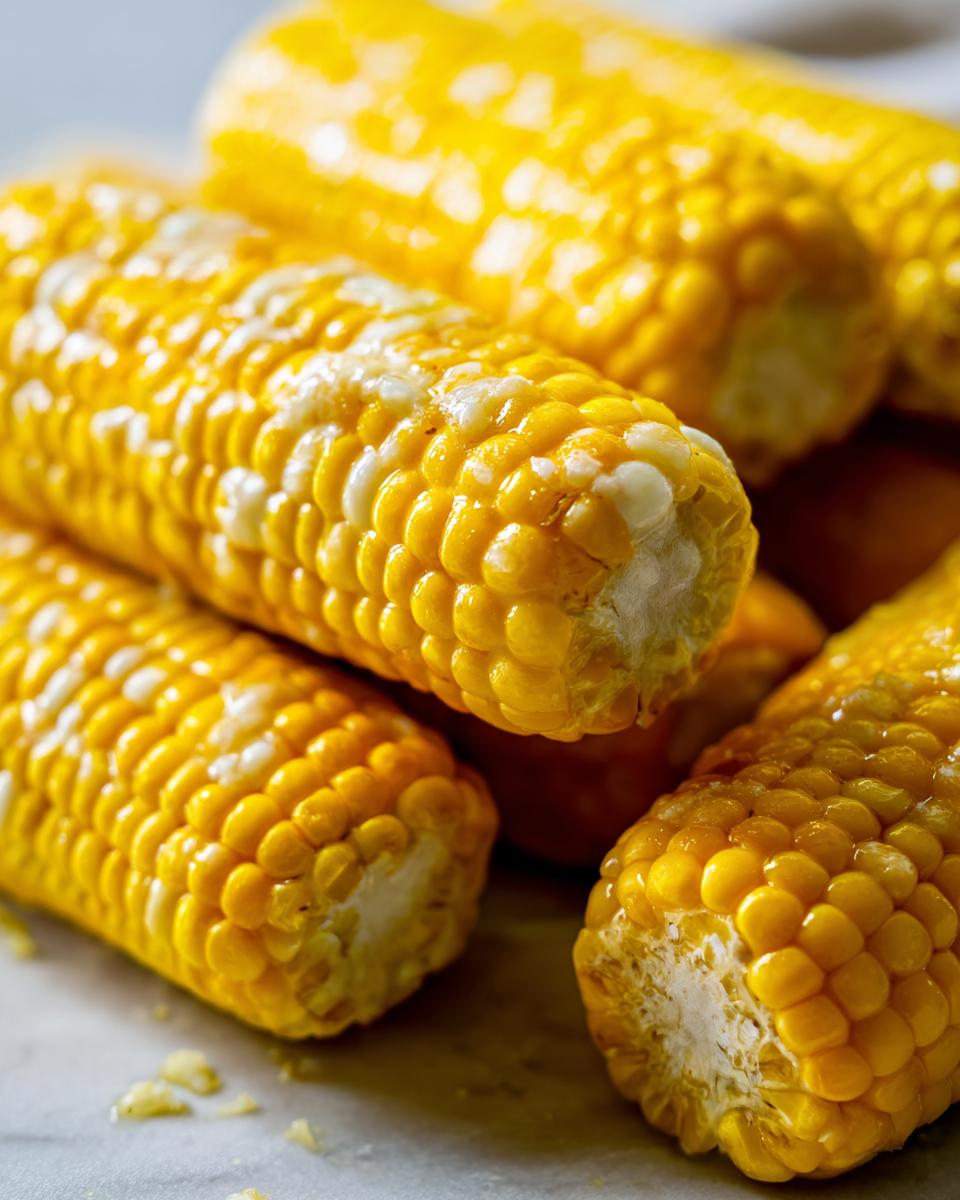 Amazing Cheesy Garlic Butter Corn Recipe