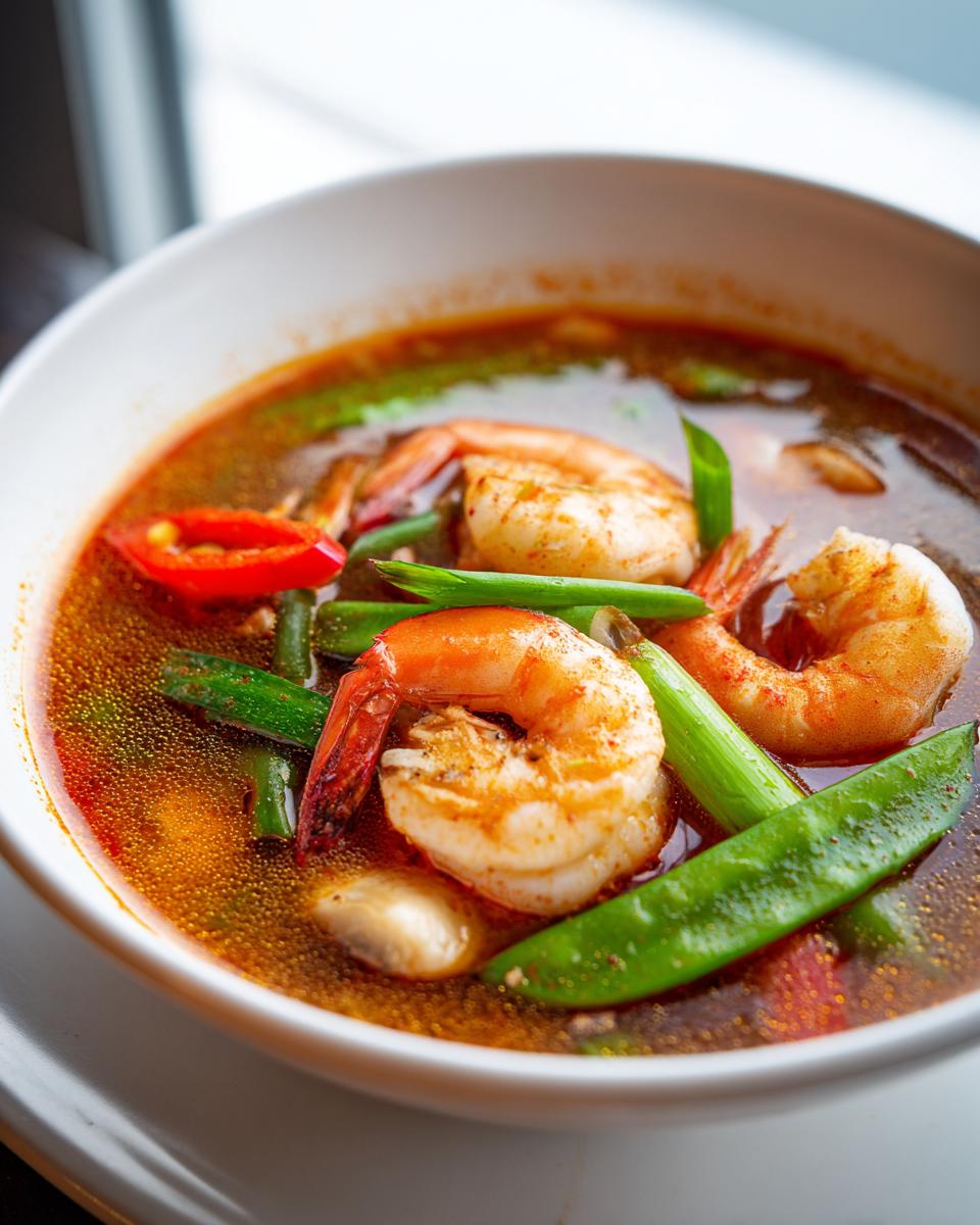 35-Minute tom yum soup: Flavorful win