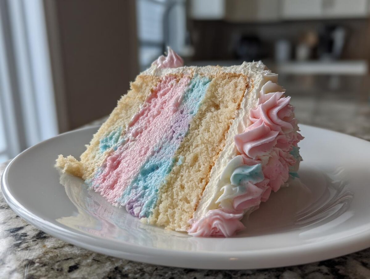 Fluffy cotton candy cake: 1 amazing recipe